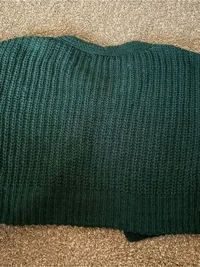 Love Tree | Sweaters | Love Tree Forest Green Chunky Buttonup Cardigan ...